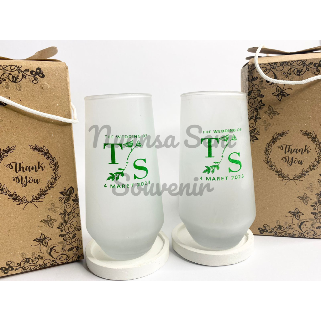 Siena Glass Souvenir Aesthetic Juice Tumbler Cafe Cup Drinking Wine ...