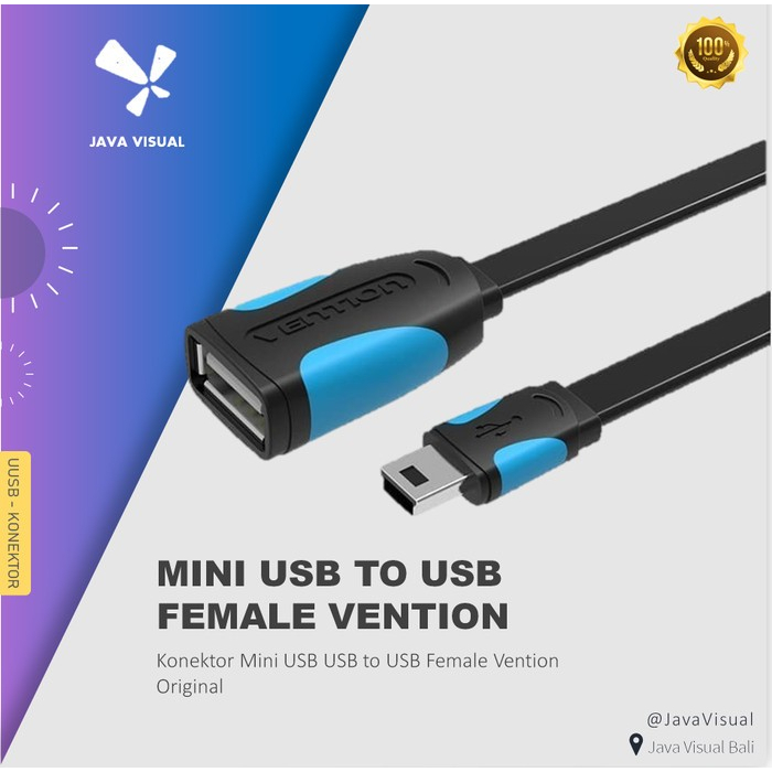 [JaVis] Vention Mini USB 2.0 Male to USB Female Flat OTG Cable 10CM ...