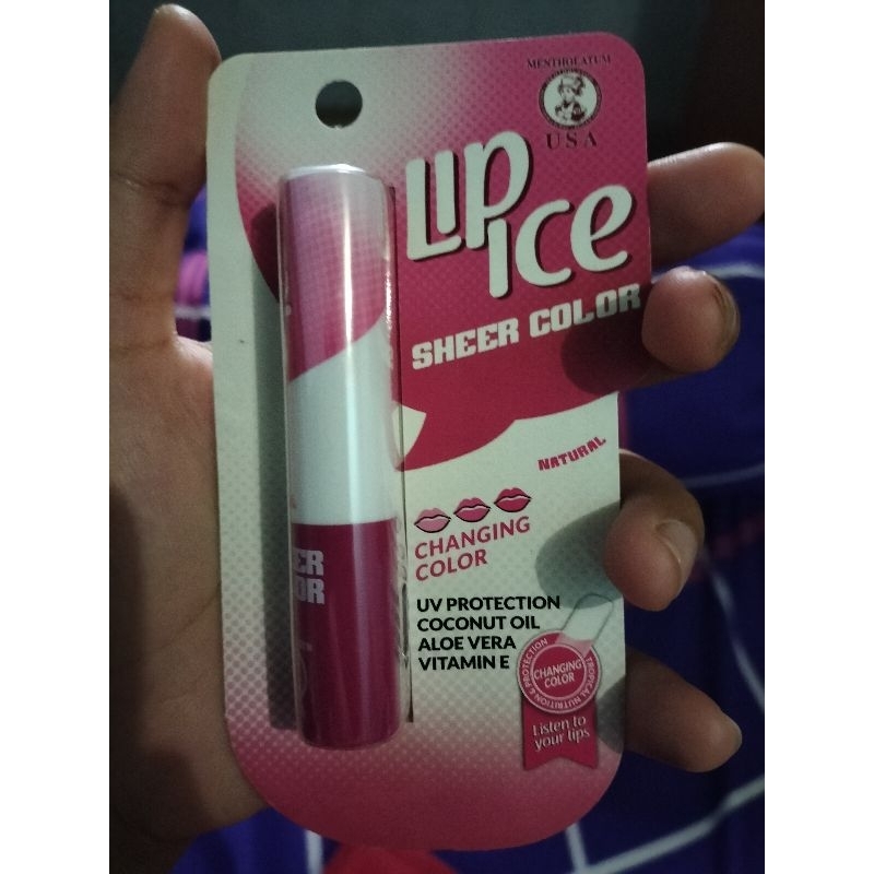 Lip Ice Sheer Color Natural | Shopee Malaysia