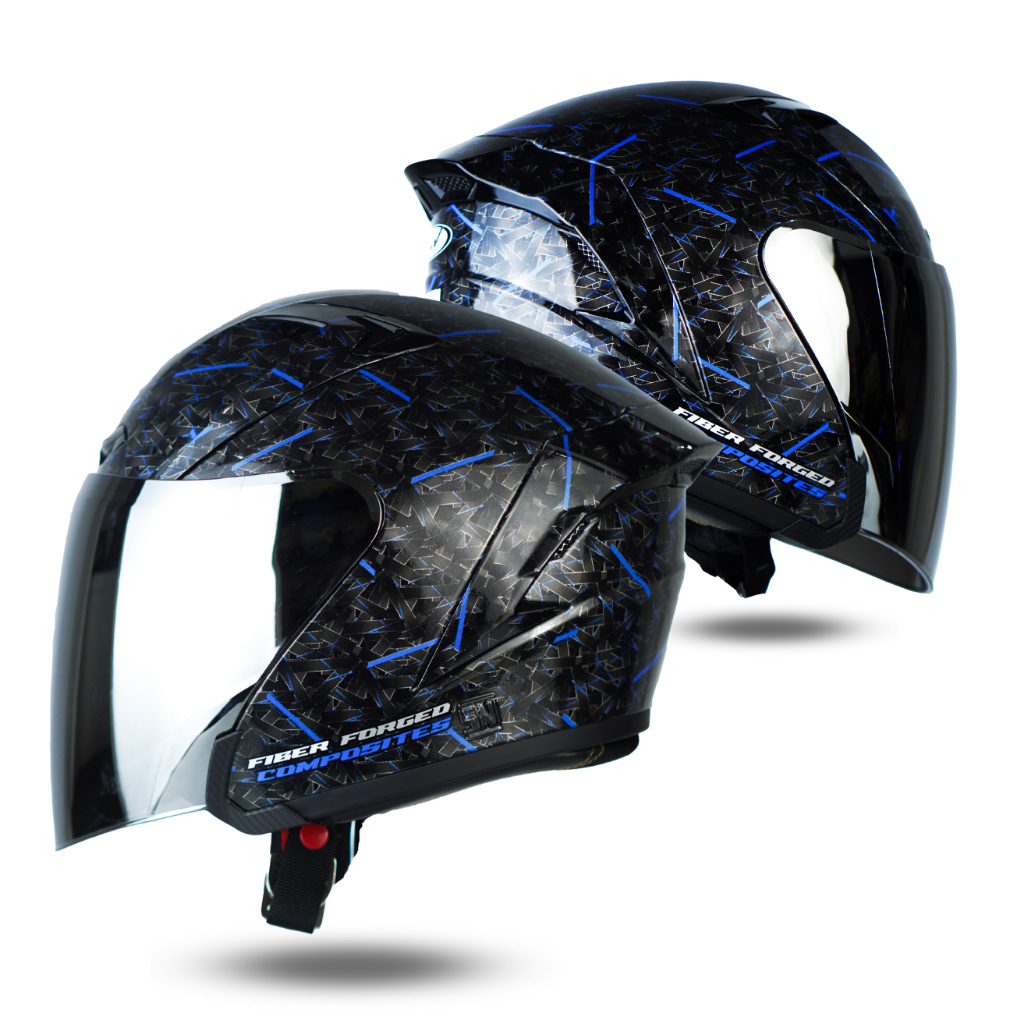 Alv Ultron Half Face Carbon Helmet Contemporary Color Glass Silver SNI ...