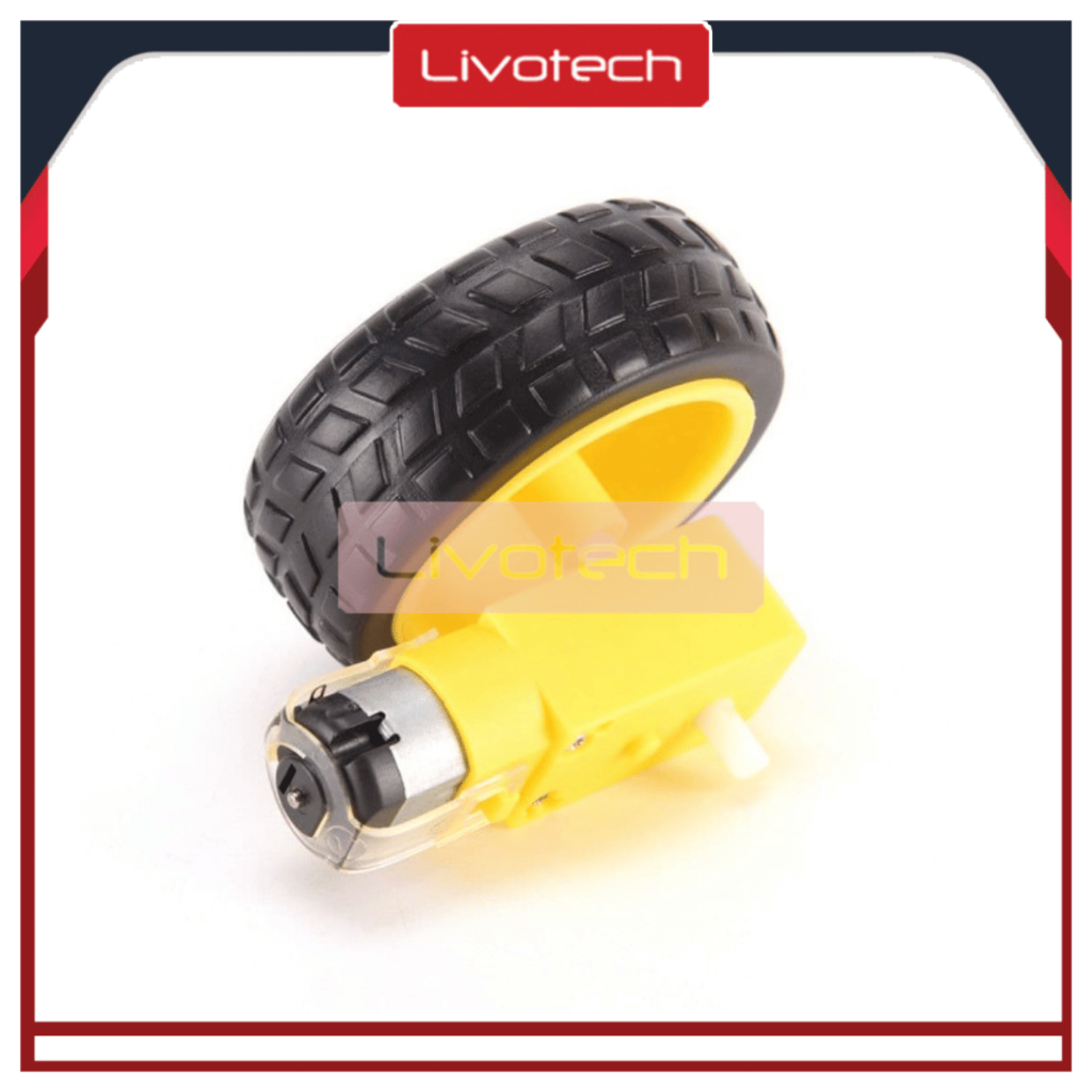 Dc Motor Wheel Arduino Dual Axis Gear 3V 6V Wheel Robot Car Dynamo ...