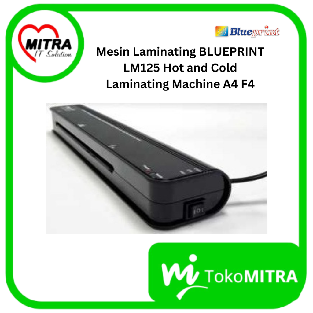 MESIN Blueprint LAMINATING MACHINE LM125 HOT AND COLD LAMINATING ...