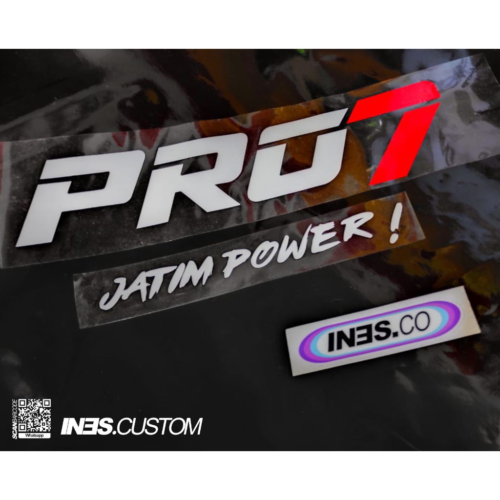 Sticker PRO7 Car Glass Sticker CUTTING | Shopee Malaysia