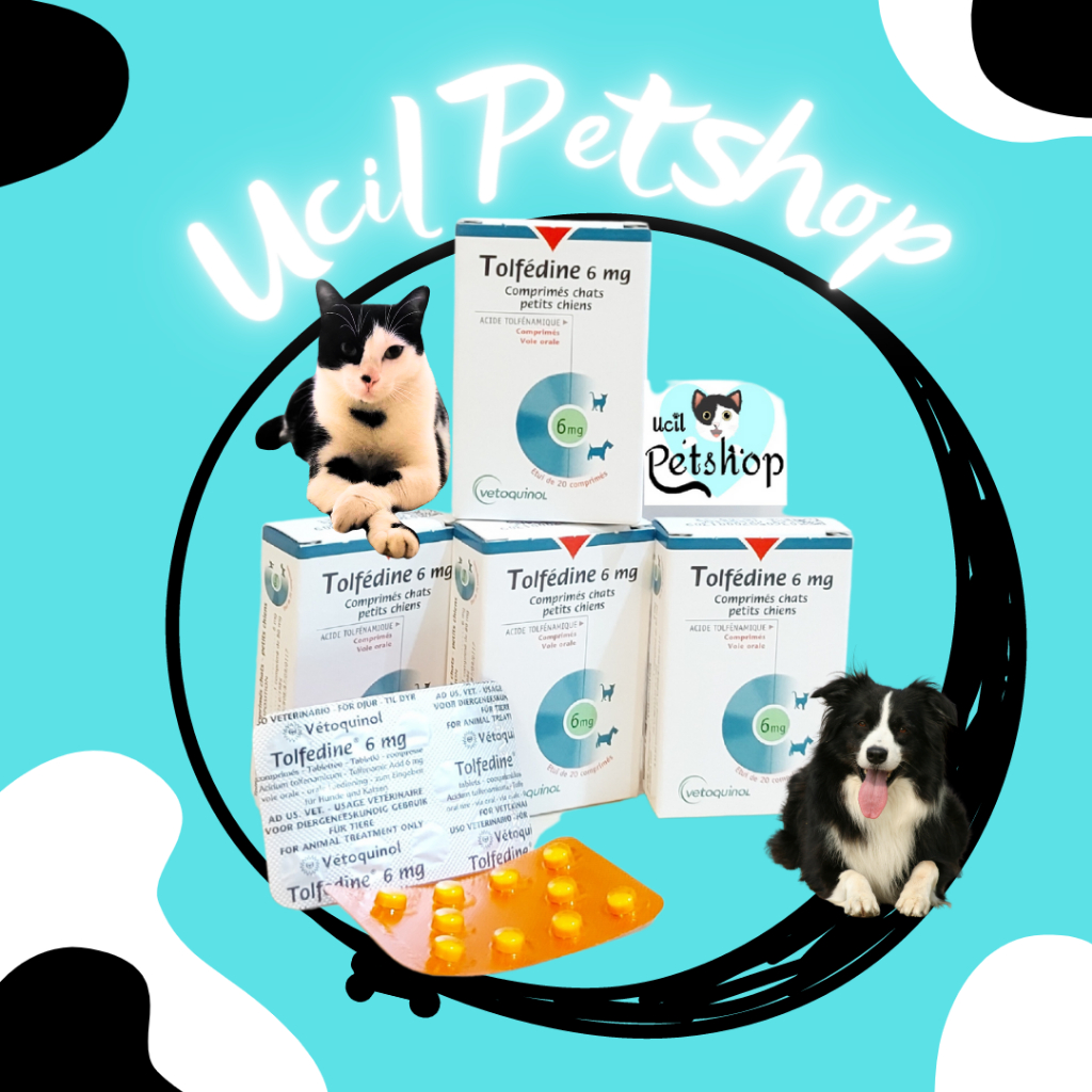 Tolfedine 6mg Medicine For Cats Dogs (1 Blister = 10 Tablets) | Shopee ...