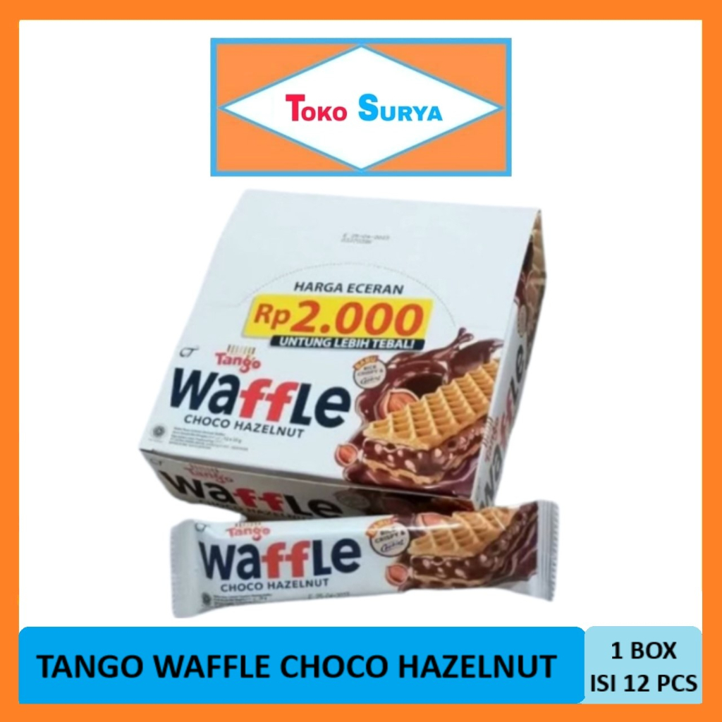 Tango Waffle Choco Hazelnut Wafer 12 x 25gr | Shopee Malaysia