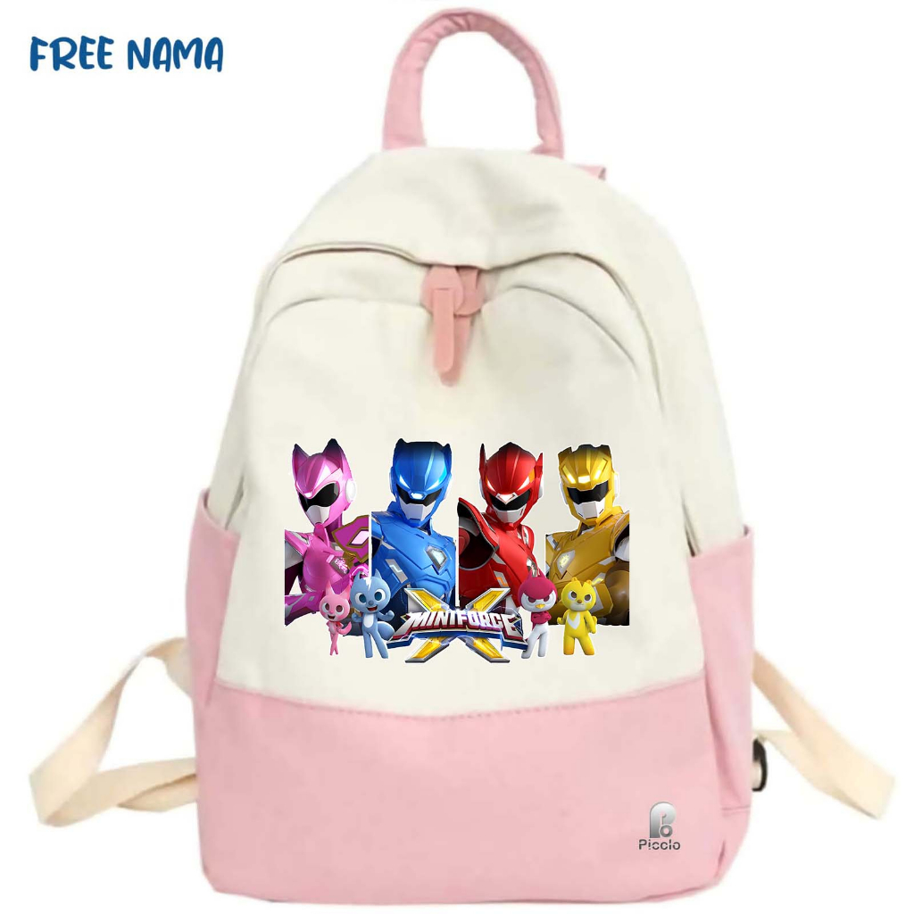 Miniforce UNISEX Cartoon School BACKPACK BACKPACK (FREE Name) | Shopee ...