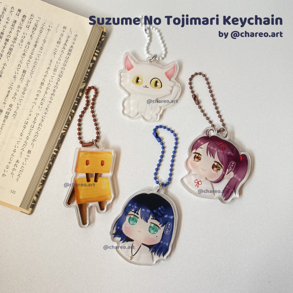 GANTUNGAN Suzume No Tojimari Keychain by @chareo.art (suzume no ...