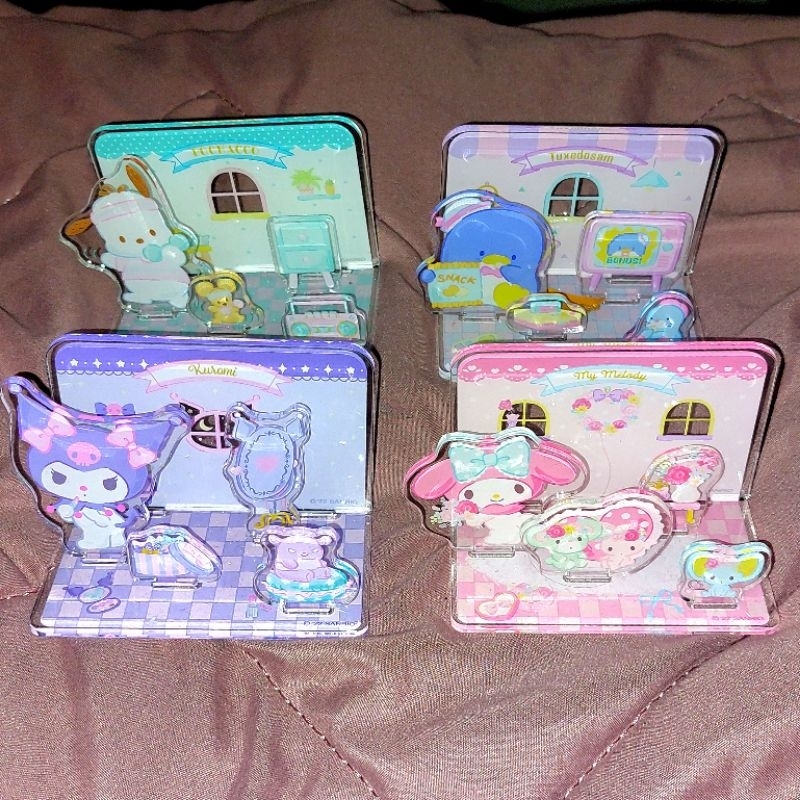 Unsealed SANRIO ACRYLIC STANDEE RANDOM my melody kuromi tuxedosam ...