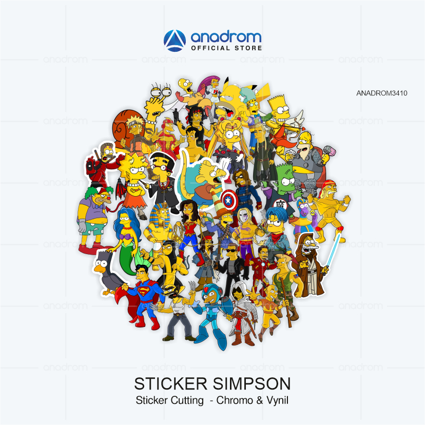 Simpson Sticker | Aesthetic Sticker | Anadrom 3410 | Shopee Malaysia