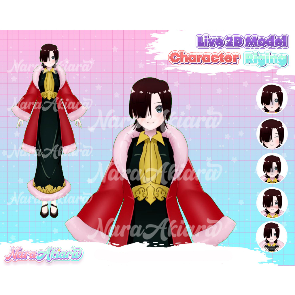 MERAH Vtuber Live2D Model Ready To Use: Immediately Look Different From ...