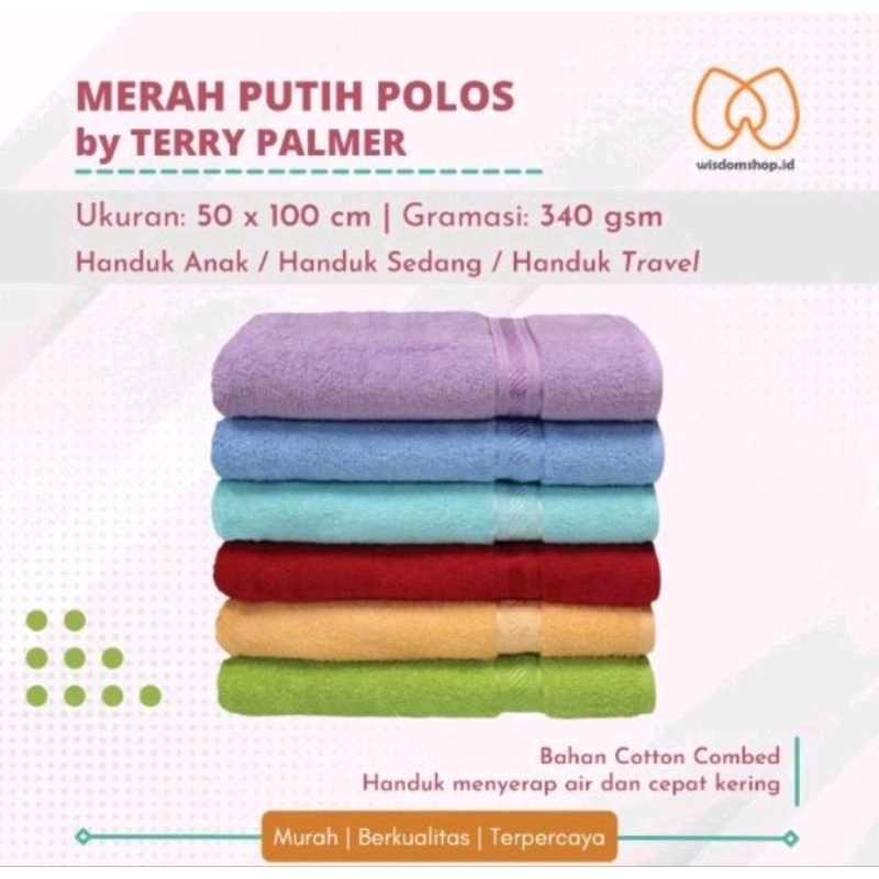 MERAH PUTIH Red And White Towel 100cm x 50cm | Shopee Malaysia