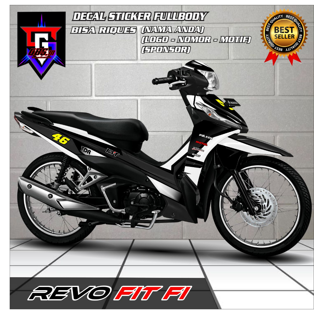 Revo FI 46 Decal - REVO FIT FI STICKER List of Motorcycle Variations ...