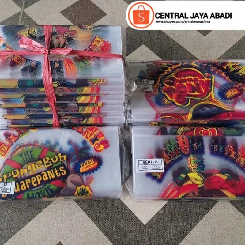 300 SHEETS SWEET FRAGRANT PLASTIC 3D CHARACTER COTTON CANDY HIGH ...