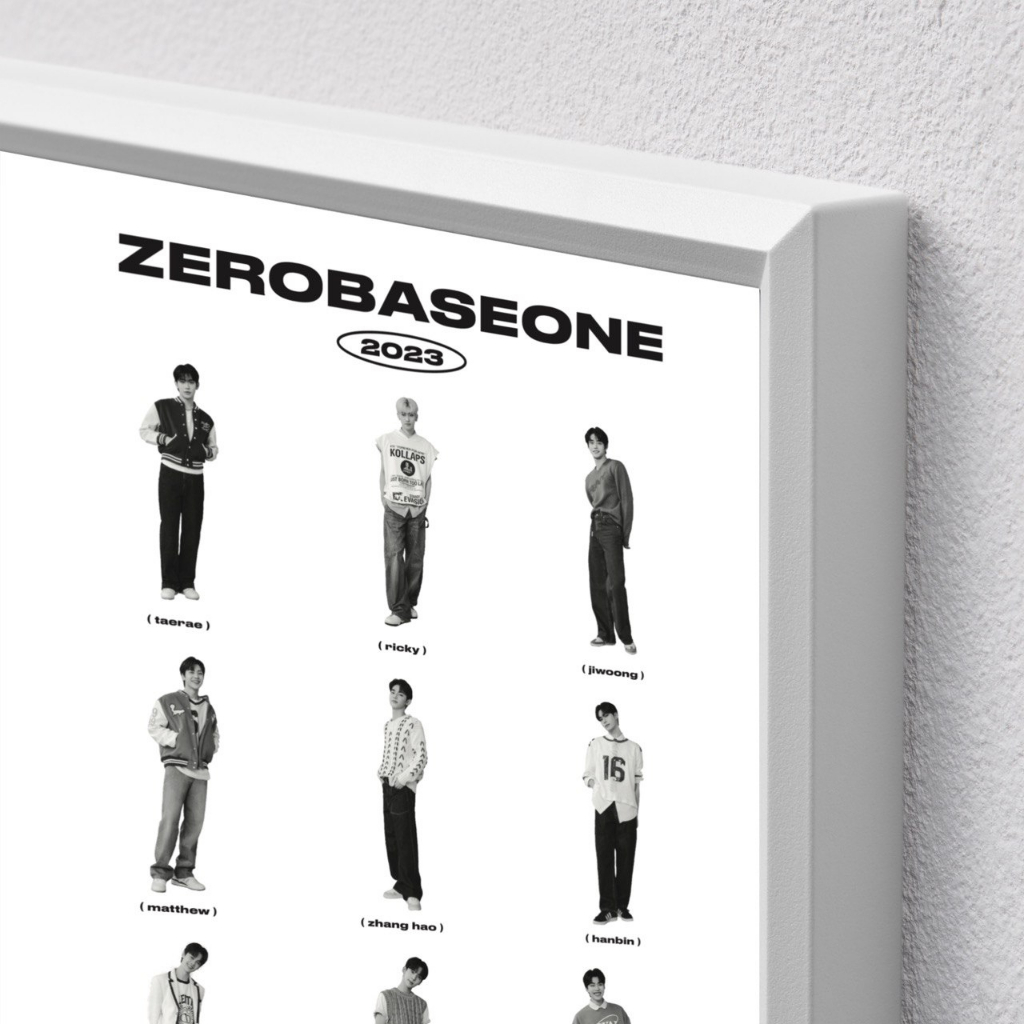 Zerobaseone ZB1 Outfit Artprint Poster by blossomyourway | Shopee Malaysia
