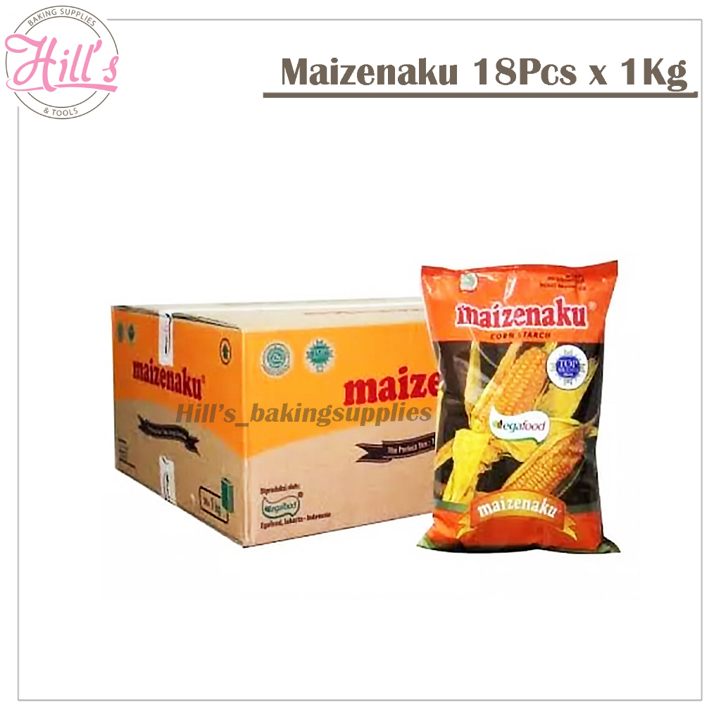 ( Carton ) MAIZENAKU CORN FLOUR (18 Pcs x 1 Kg) / MAIZENA STARCH CORN ...