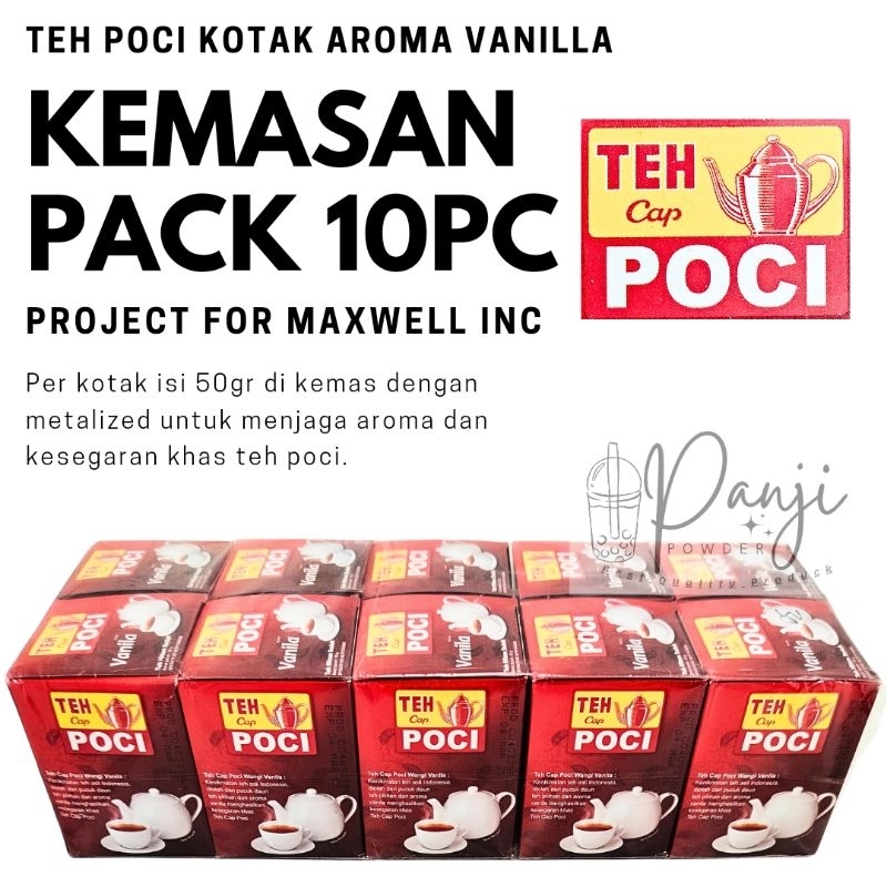 HITAM Poci TEA POWDER 1 PACK CONTAINS 10 PCDSEH POCI BLACK AWUR TEA CAP ...