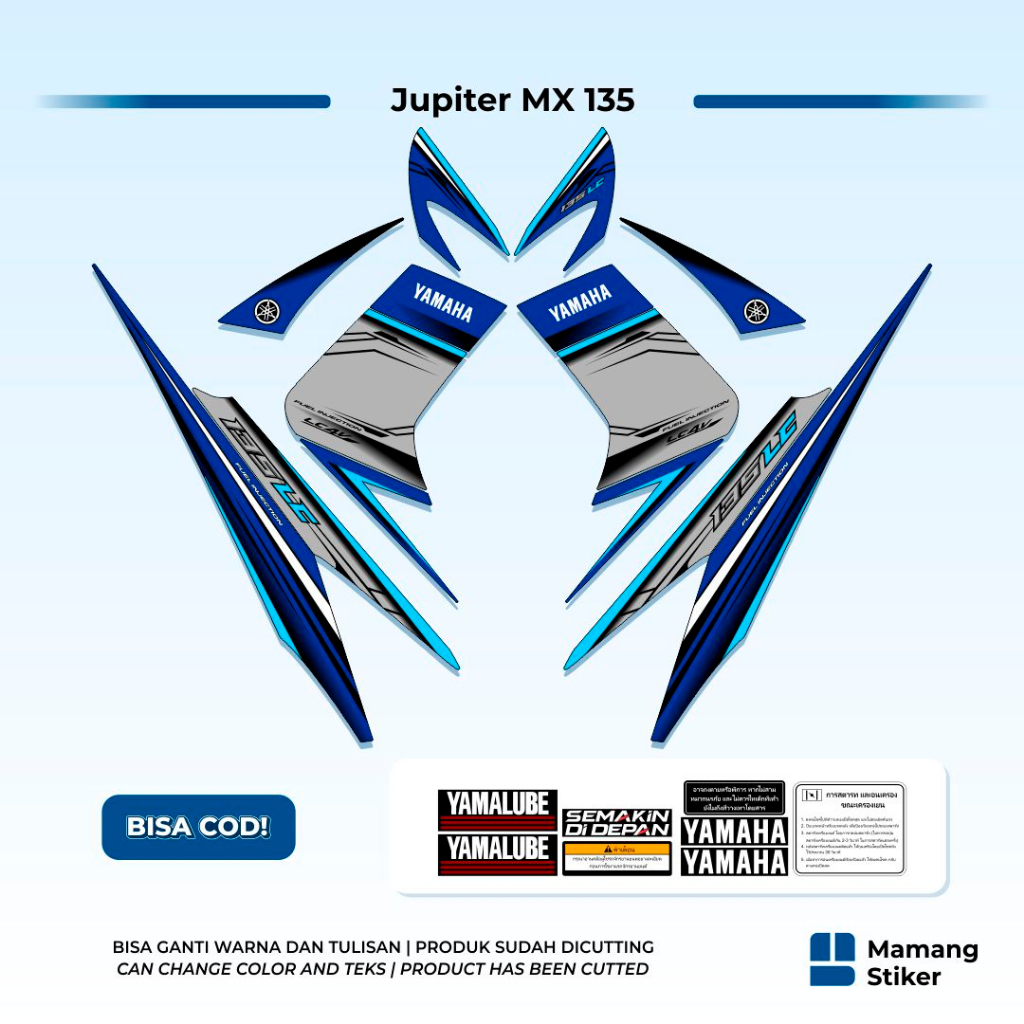 HITAM Striping Jupiter MX Old 135 Variations (12) Malaysia Exciter ...