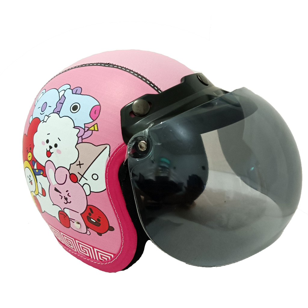 Bogo Character Children's Helmet BT21/doraemon/ hellokitty Ages 2-6 ...