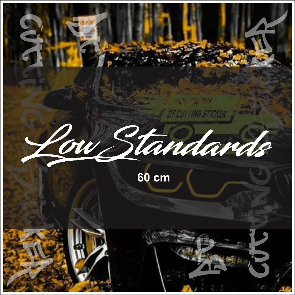 Low standards model Car Stickers Cool Car Variations Stickers jdm ...