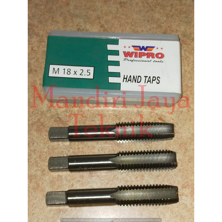 Handtap/tapping Tool Hand Tap set 3pcs M18 x 2.5 | Shopee Malaysia
