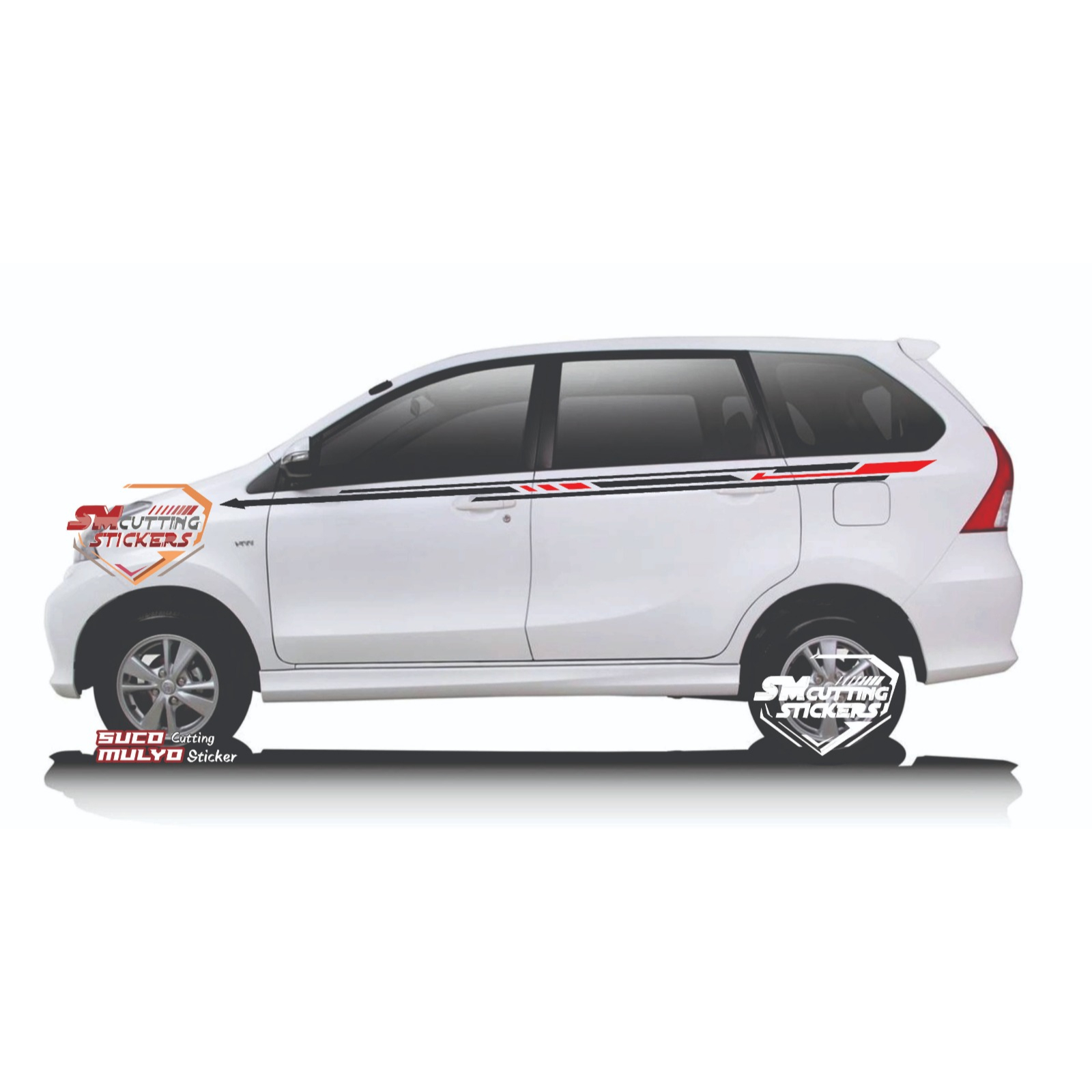 New AVANZA CAR STICKER LATEST SIDE BODY IMAGE STICKER | Shopee Malaysia