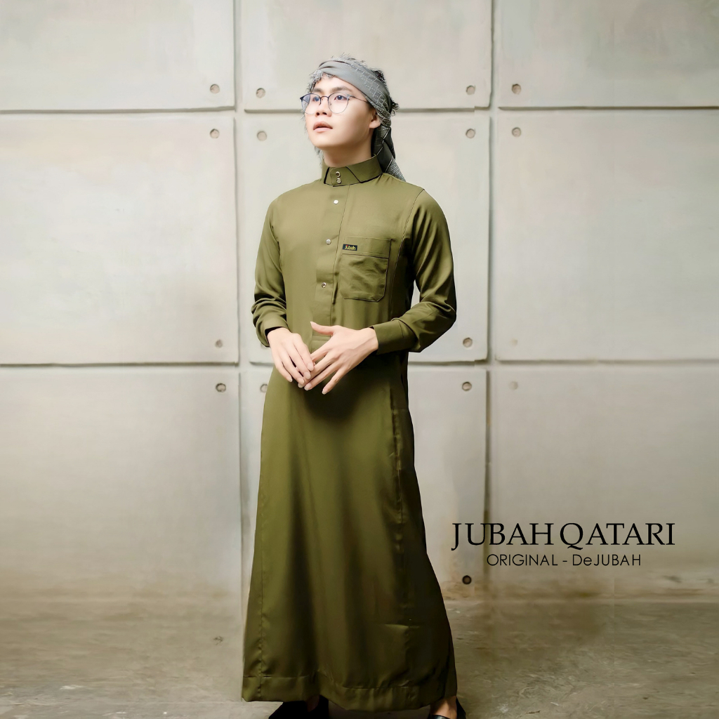 DeJubah - Qatari Gamis Robe for Men Slimfit Adults | Shopee Malaysia