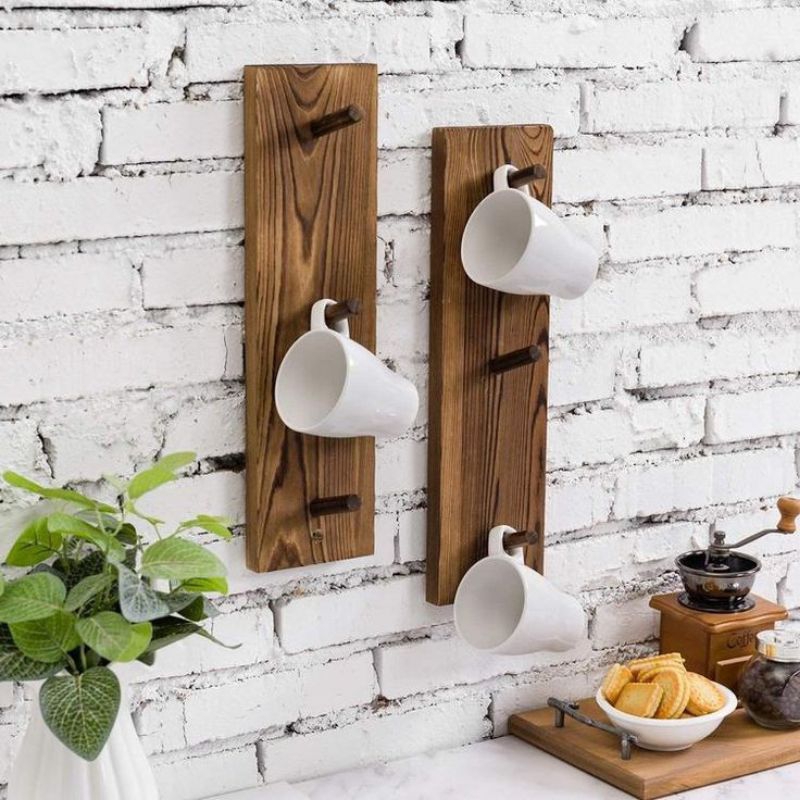 Aesthetic Hanging Cup Rack Organizer 3 Slots | Shopee Malaysia