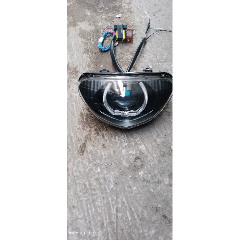 Mio sporty headlights custom biled aes wst gen 2 2.5 inc pnp | Shopee ...