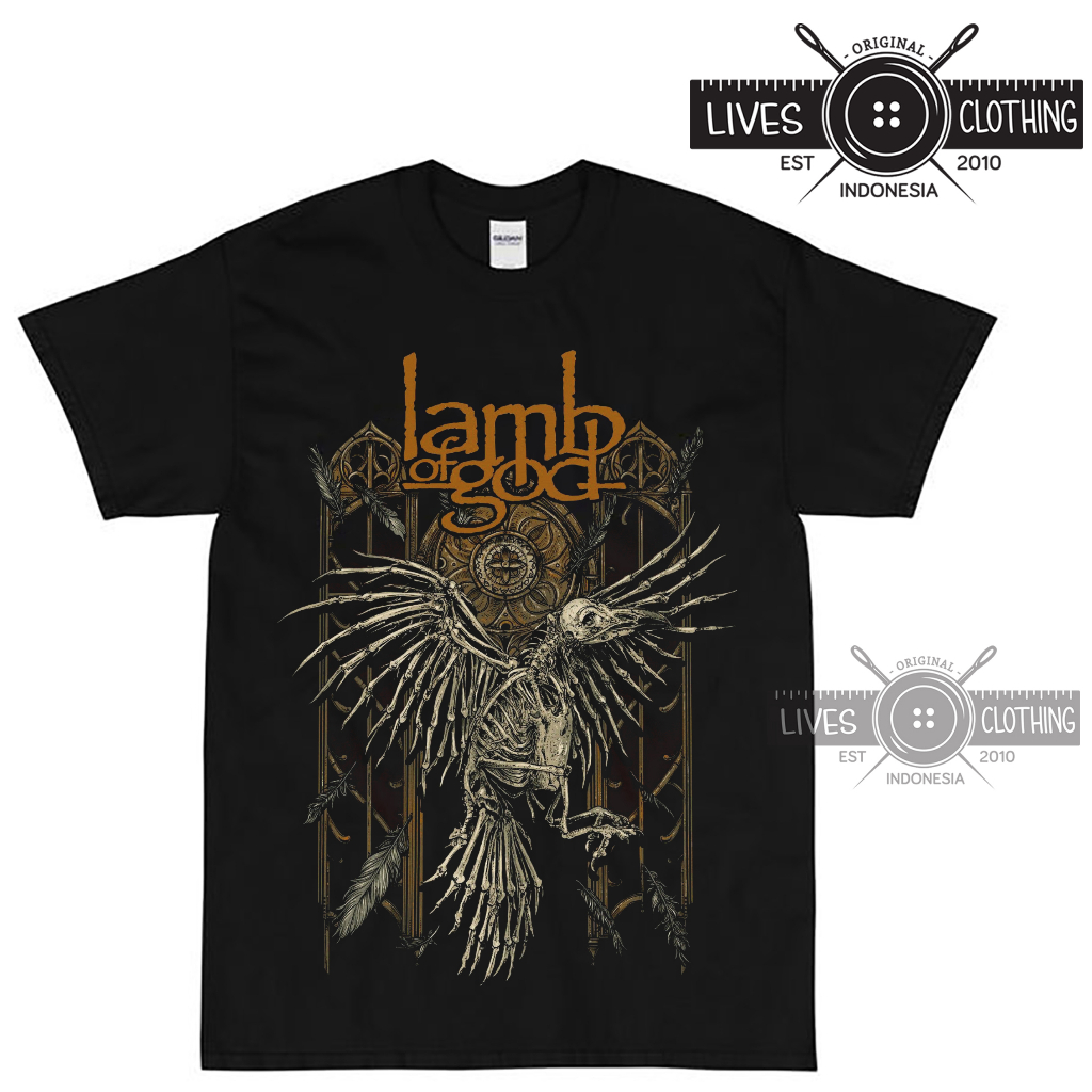Premium BAND LAMB OF GOD BIRD DEAD SKULL / METAL SLIPKNOT T-SHIRTS ...