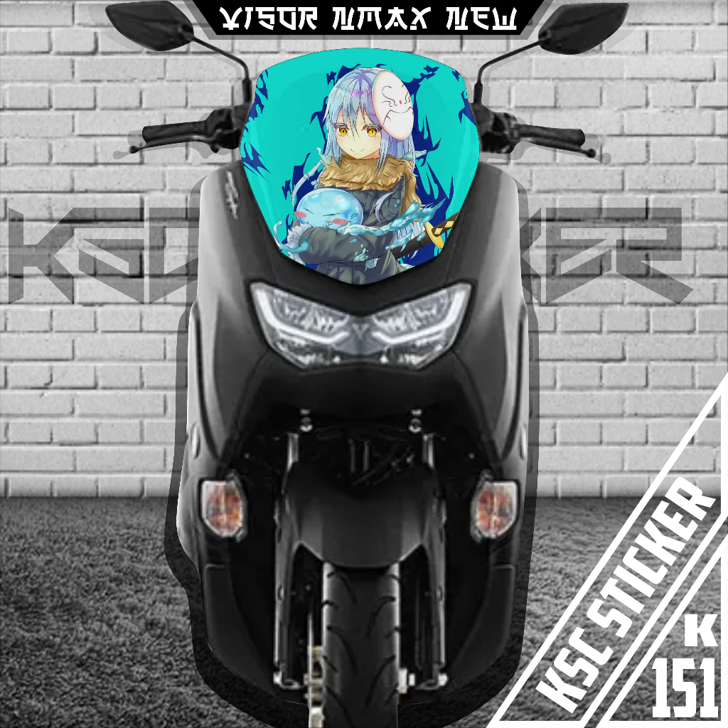 Ksc - DECAL STICKER VISOR NMAX NEW RIMURU TEMPEST [K151] DEKAL STICKER ...