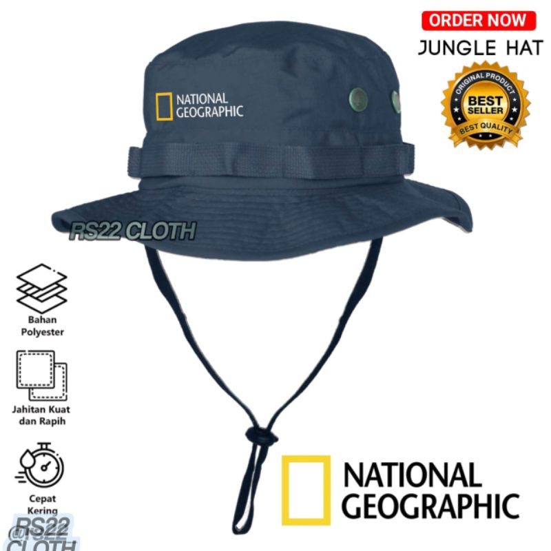 National Geographic Jungle Hat/Outdoor Adventure Mountain Hat/Premium ...