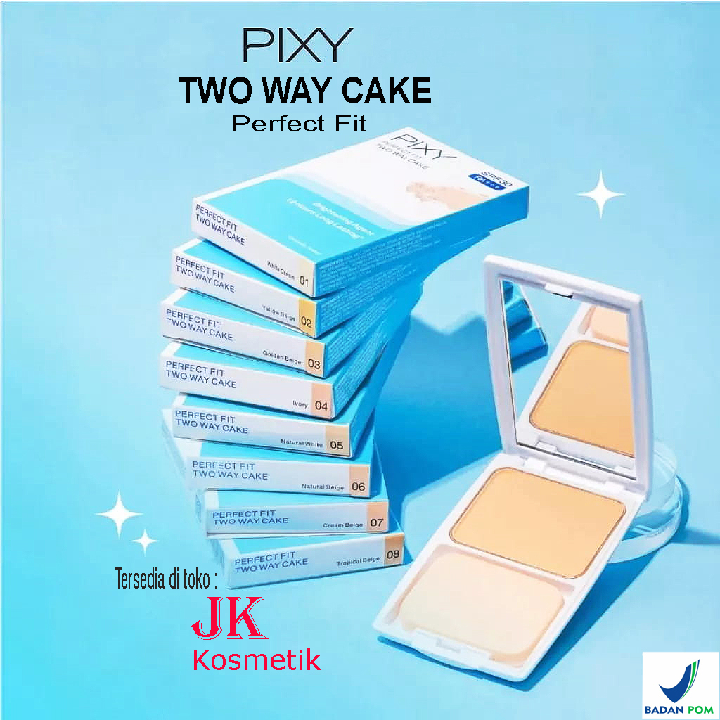 Pixy TWO WAY CAKE PERFECT FIT - Compact Powder SPF30 | Shopee Malaysia