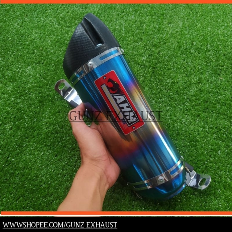 Ekzos AHM M3 Titanium/Exhaust AHM M3/Muffler AHM M3 Universal inlet 50 ...