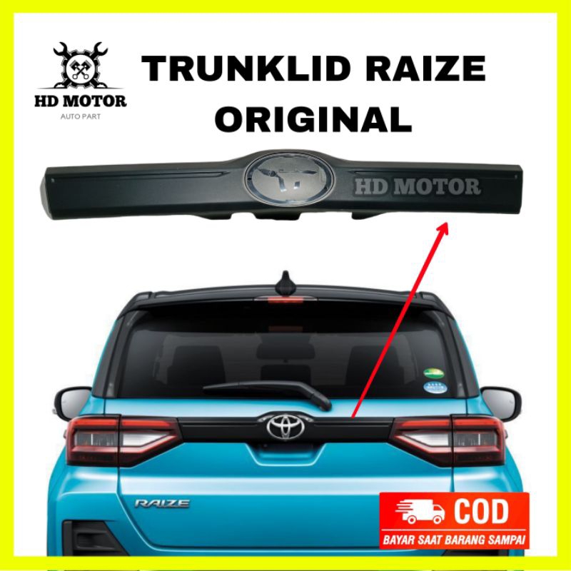 Trunklid raize list rear grill trim raize original tranglid raize 2021 ...