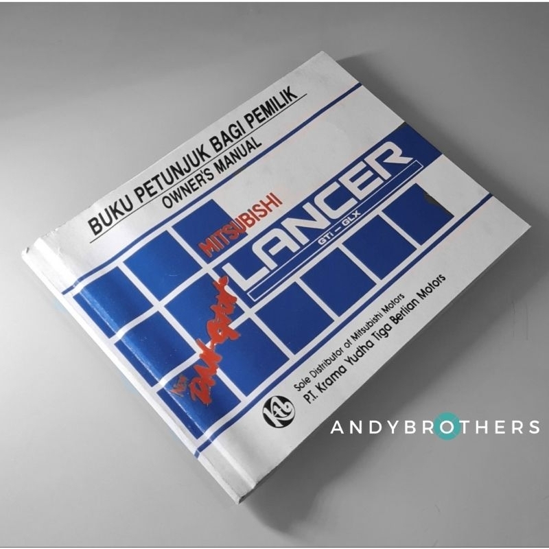 Mitsubishi Lancer DanGan 1988-1992 ORIGINAL Owner's Manual Book ...