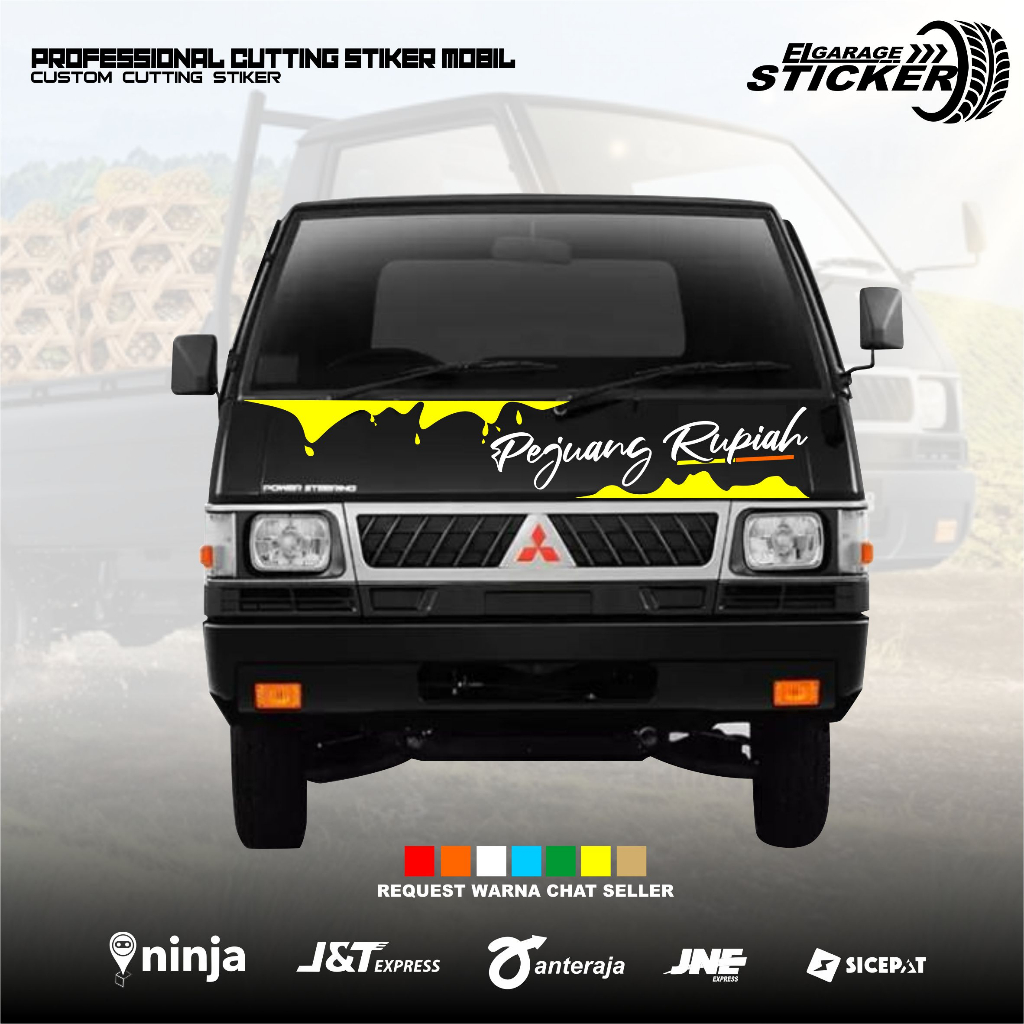 Front Cabin Sticker l300 cutting Front Cabin Sticker pejuan rupiah pick ...