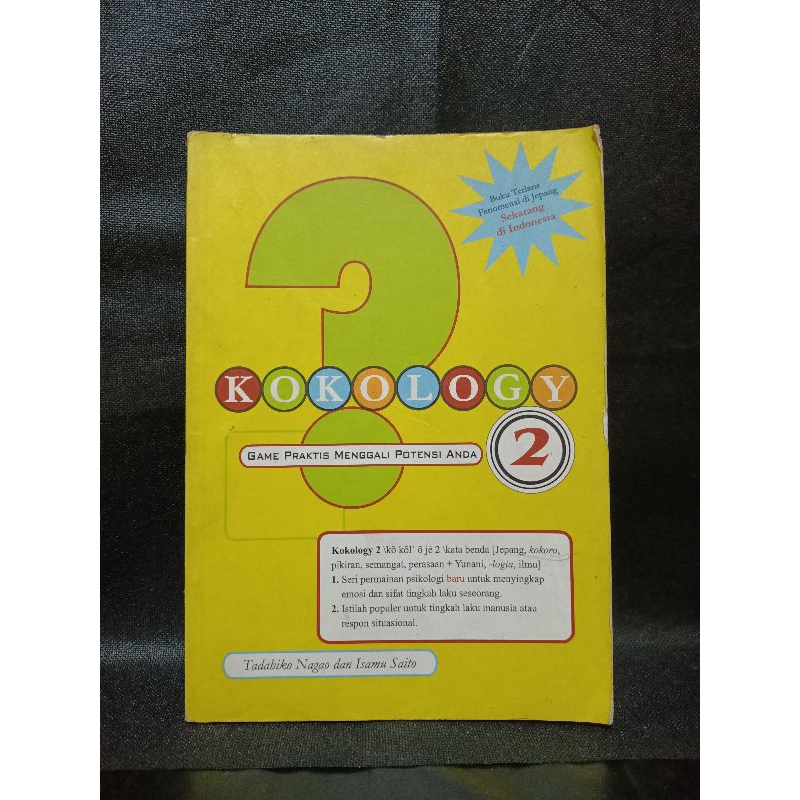 Kokology 2's ORIGINAL Book (Practical GAME Explores Your Potential) | Shopee Malaysia