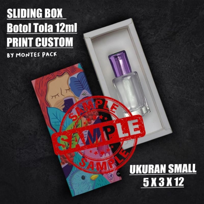 (SAMPLE Order) Small sliding Box For tola Bottle 12ml | Shopee Malaysia