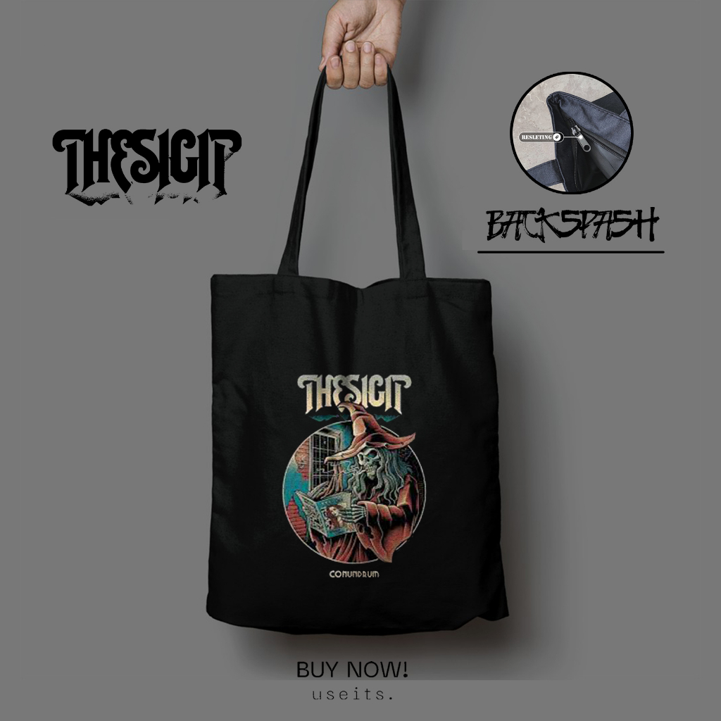 Custom THE SIGIT Band Tote Bag for Men and Women - THE SIGIT | Shopee ...