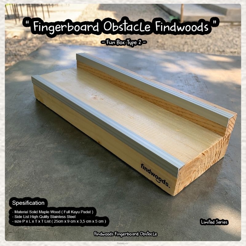 Fingerboard Box Obstacle type 2 Findwoods | Shopee Malaysia