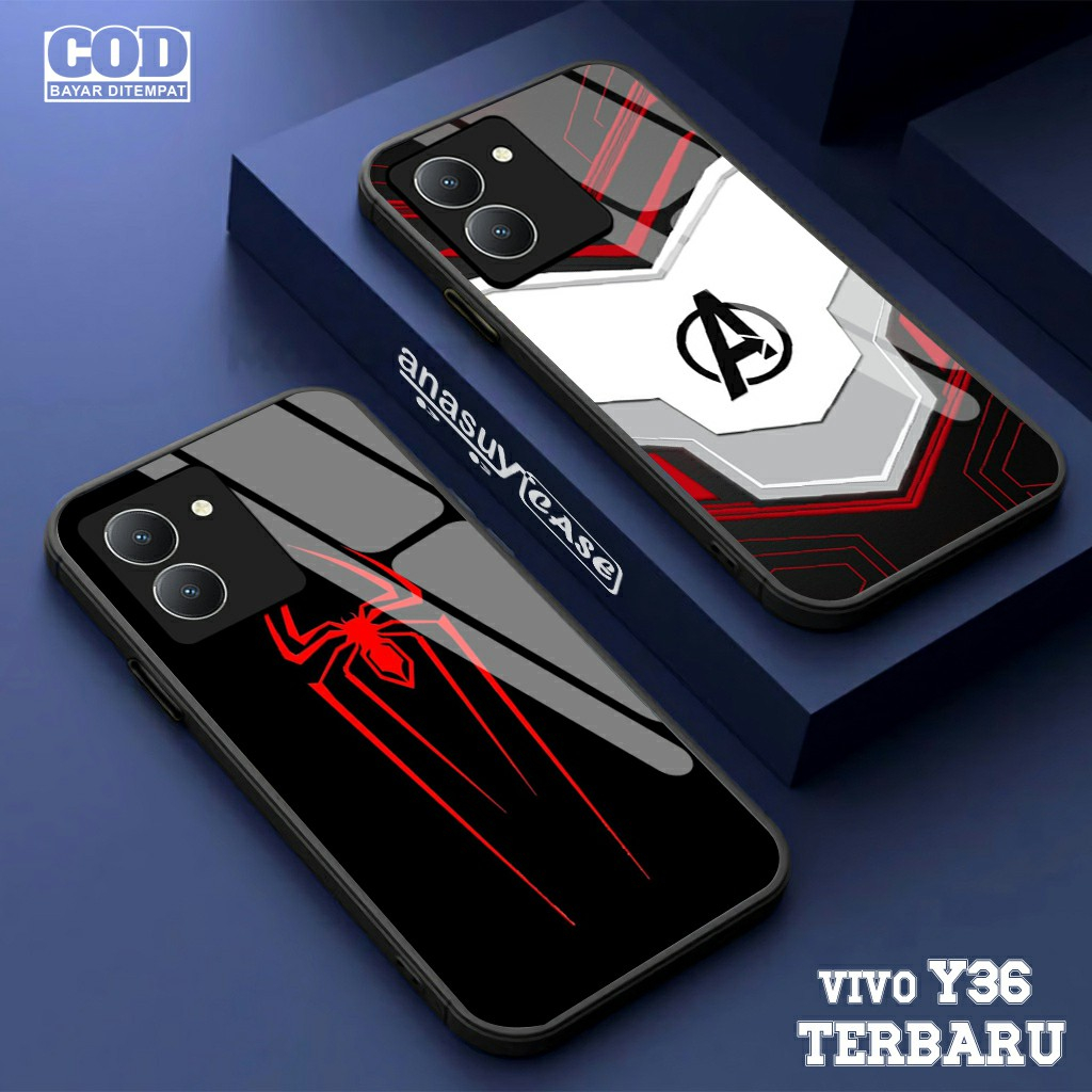 Selling The Latest VIVO Y36 2023 Glass Softcase Glass Spider Man Motif ...