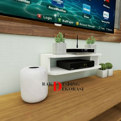 Hanging Rack for TV Remote Modem Wifi Desk Screen Top Shelf Monitor ...