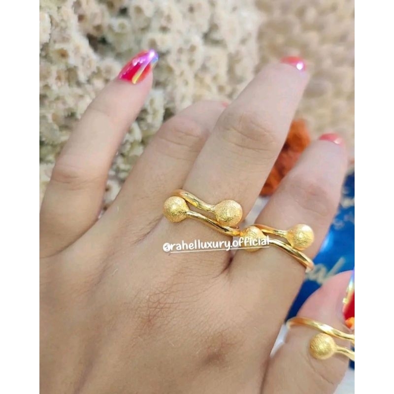 Penang 24k gold boba ring | Shopee Malaysia