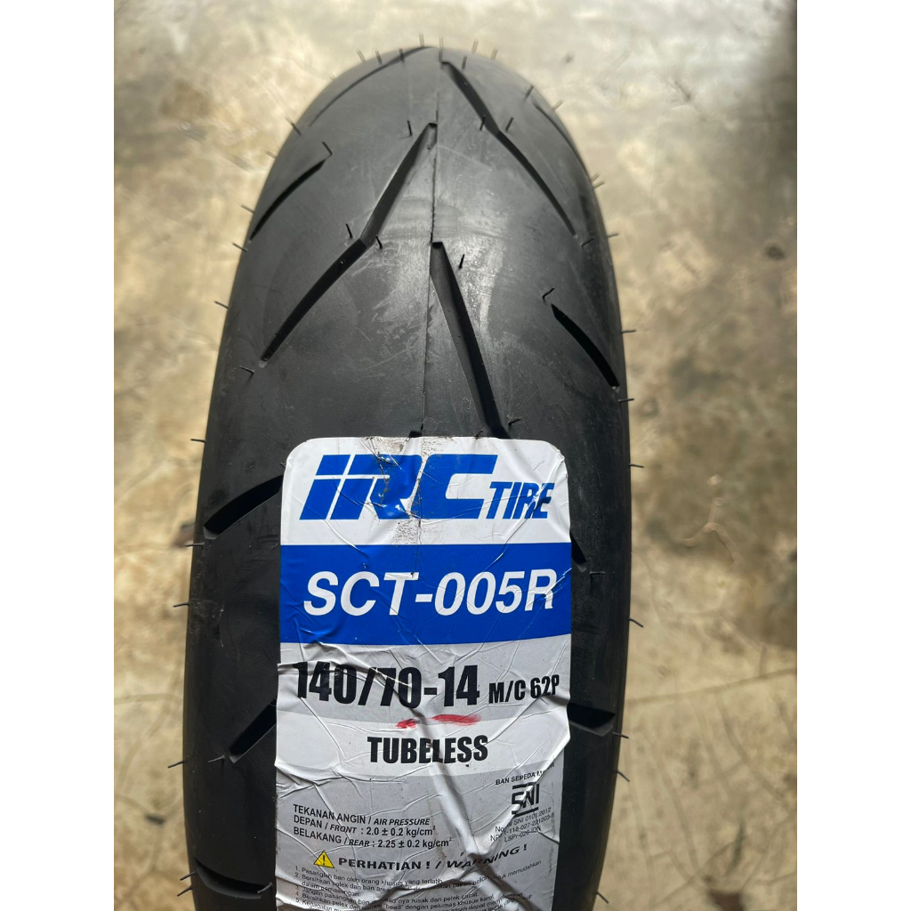 Matic TIRE AEROX and REAR XMAX 140/70-14 SCT-005R BRAND IRC TUBELESS ...