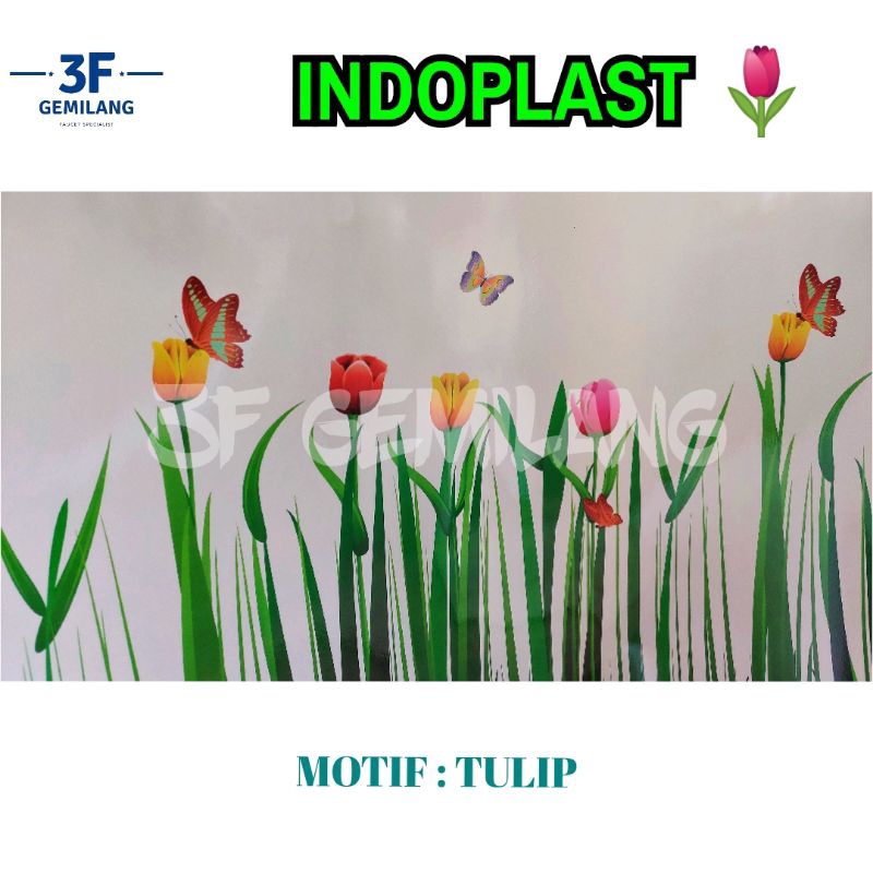 Indoplast - Meter Tulip Motif Plastic Fiber Fence Cover | Shopee Malaysia