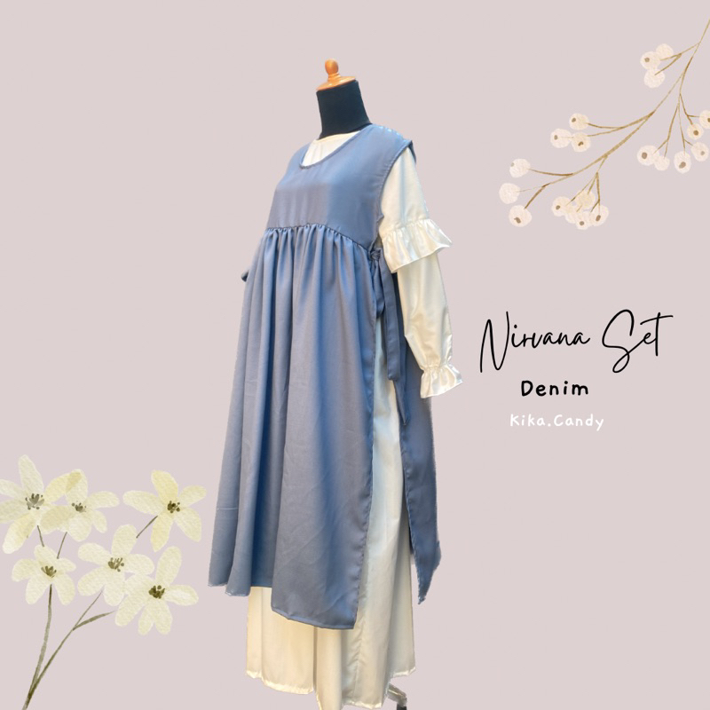 Nirvana Set (one set dress and outer) | Shopee Malaysia