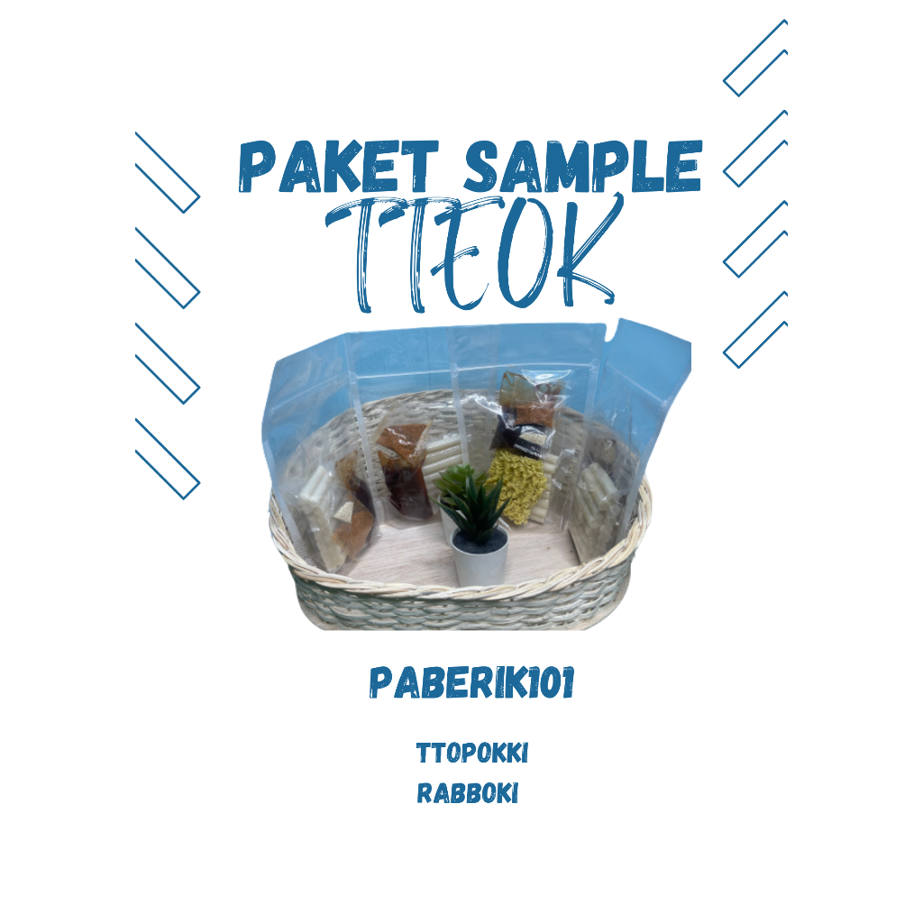 Korean SAMPLE Package (RABBOKI+TOPPOKI) | Shopee Malaysia
