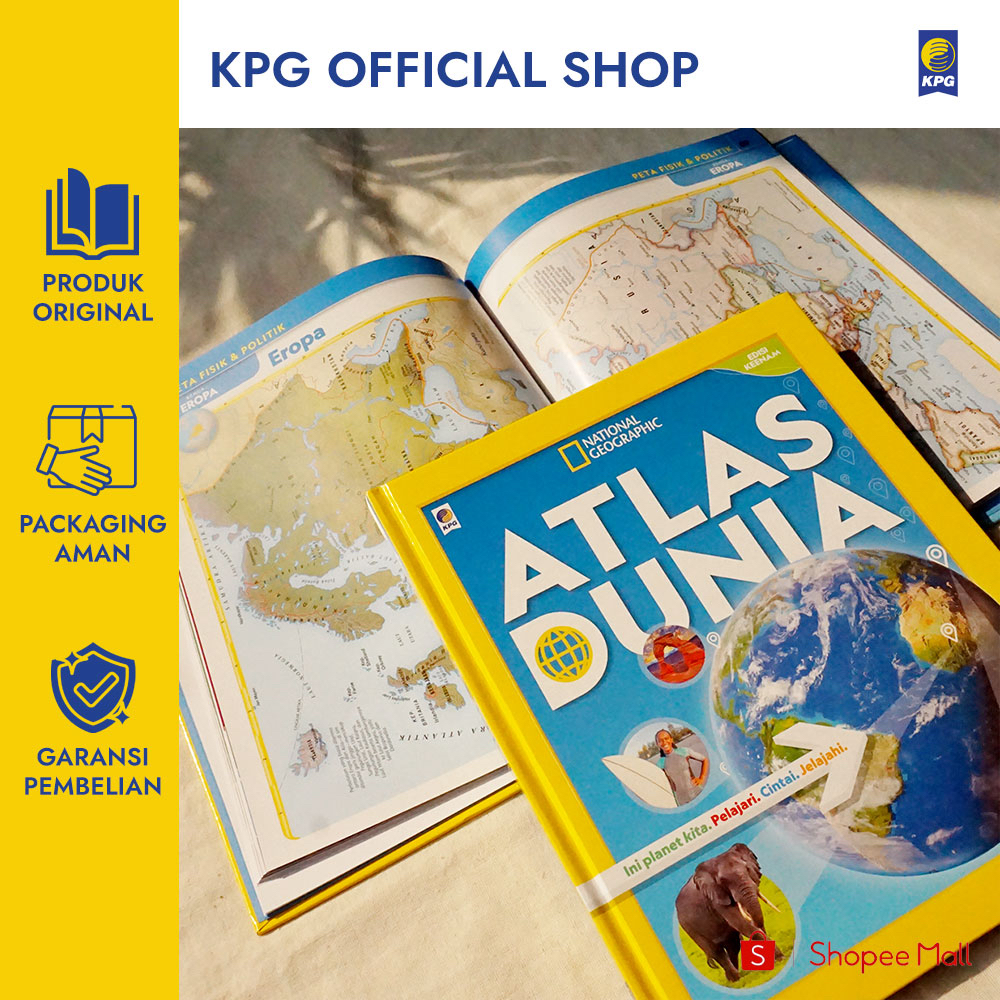 National Geographic Atlas World Book | Shopee Malaysia