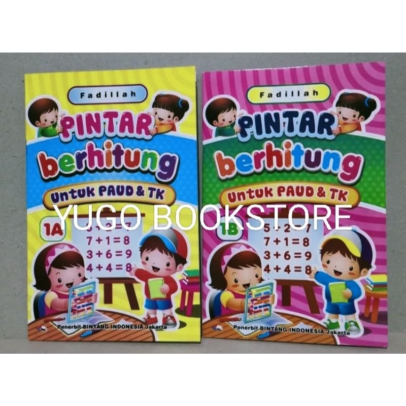 Package OF 2 BOOKS SMART COUNTING COUNTING 1 A AND 1 B FOR PAUD AND ...