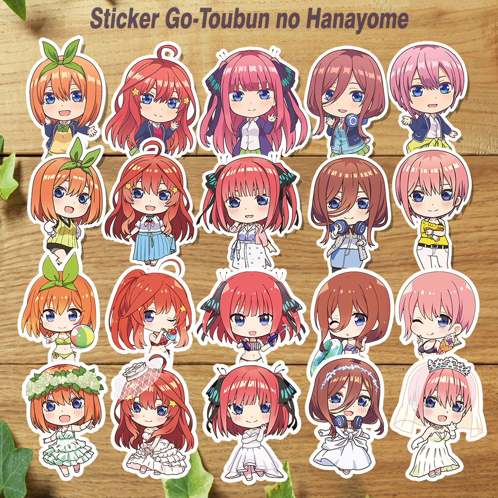 Gotoubun no Hanayome Anime Sticker/Miku Yotsuba Nino Pack Sticker ...